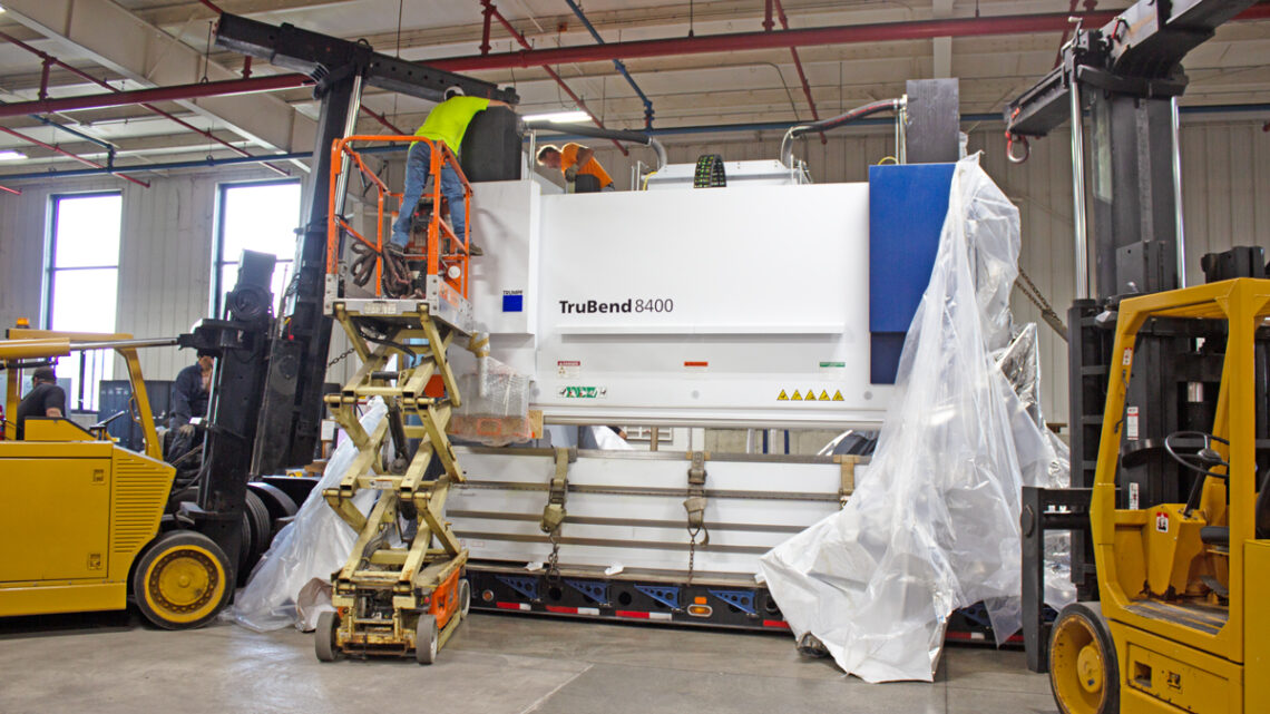 Trumpf 8400 Arrives at Dane Manufacturing - Dane Manufacturing